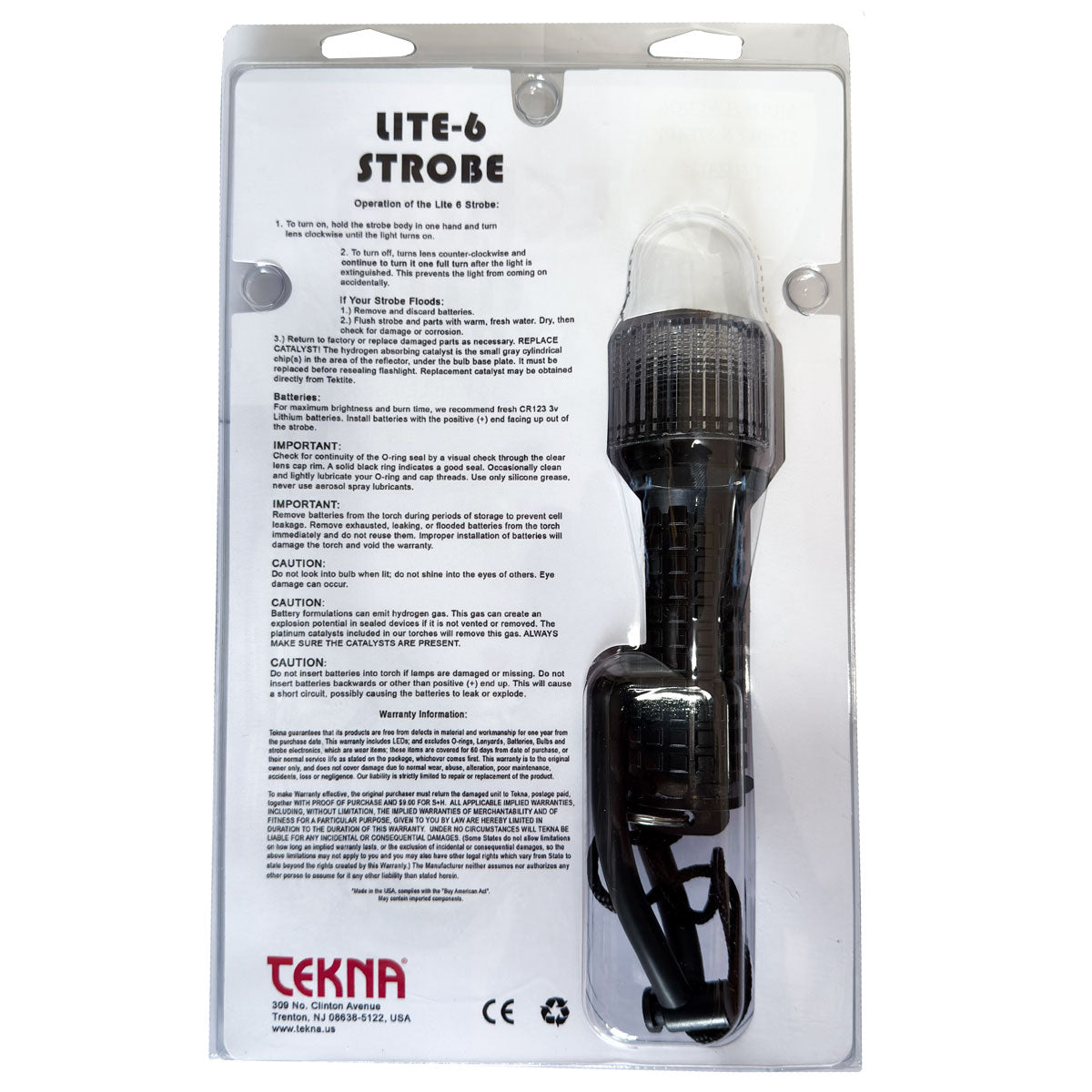 TEKNA Lite 6 Strobe – TITAN DIVE SHOP