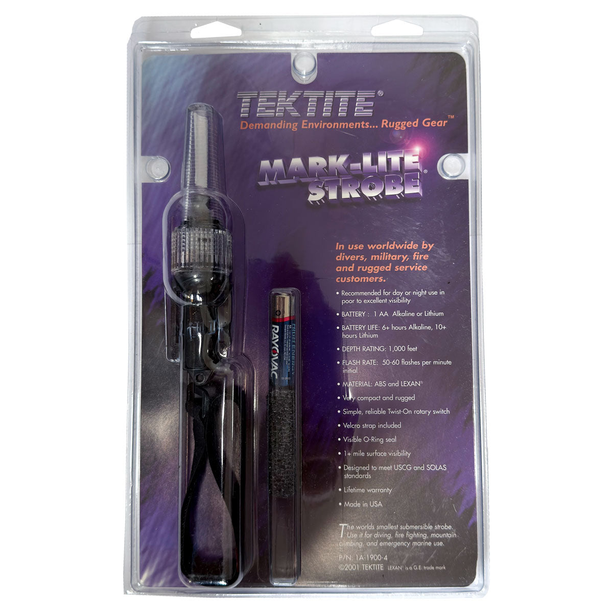 Tectite Mark-Lite Strobe – TITAN DIVE SHOP