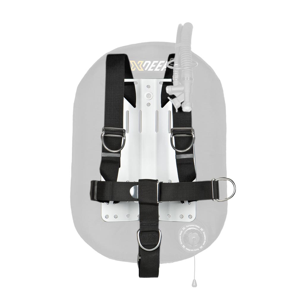 XDEEP DIR Backplate + Harness, Aluminium – TITAN DIVE SHOP